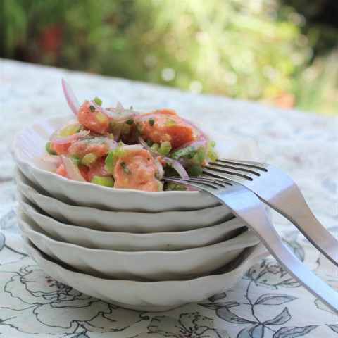 Salmon ceviche - Irene Mercadal
